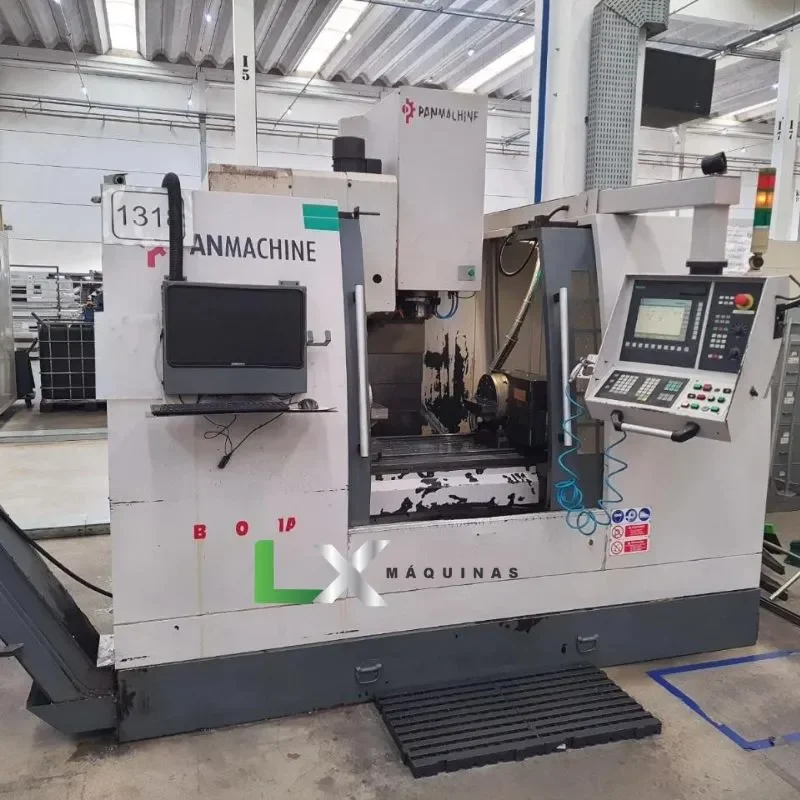 CENTRO DE USINAGEM VERTICAL PAN MACHINE COM 4º EIXO – SIEMENS – LX Maquinas