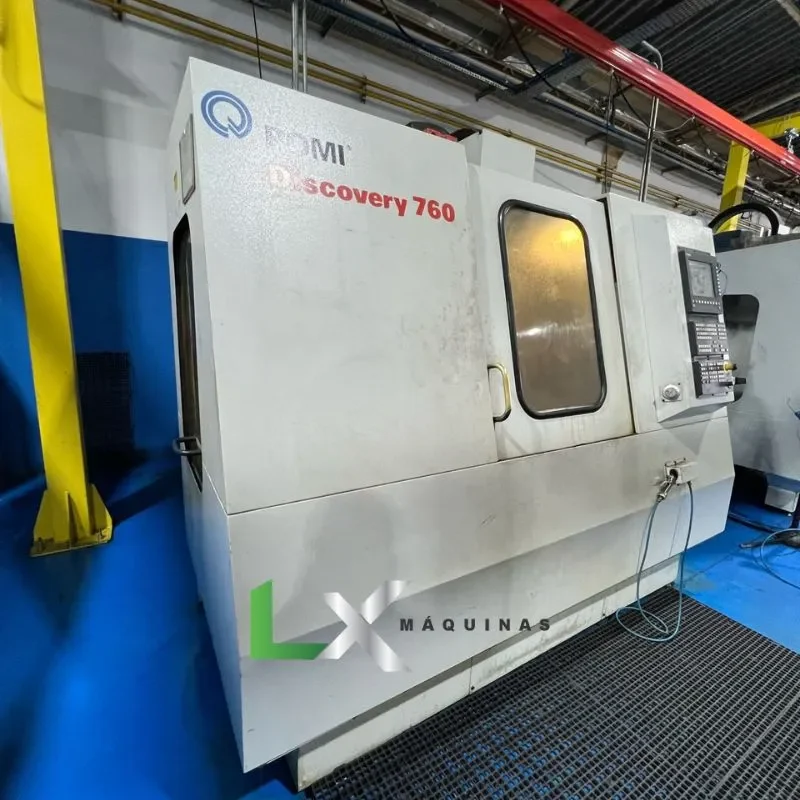 CENTRO DE USINAGEM VERTICAL ROMI D760 – SIEMENS – LX Maquinas