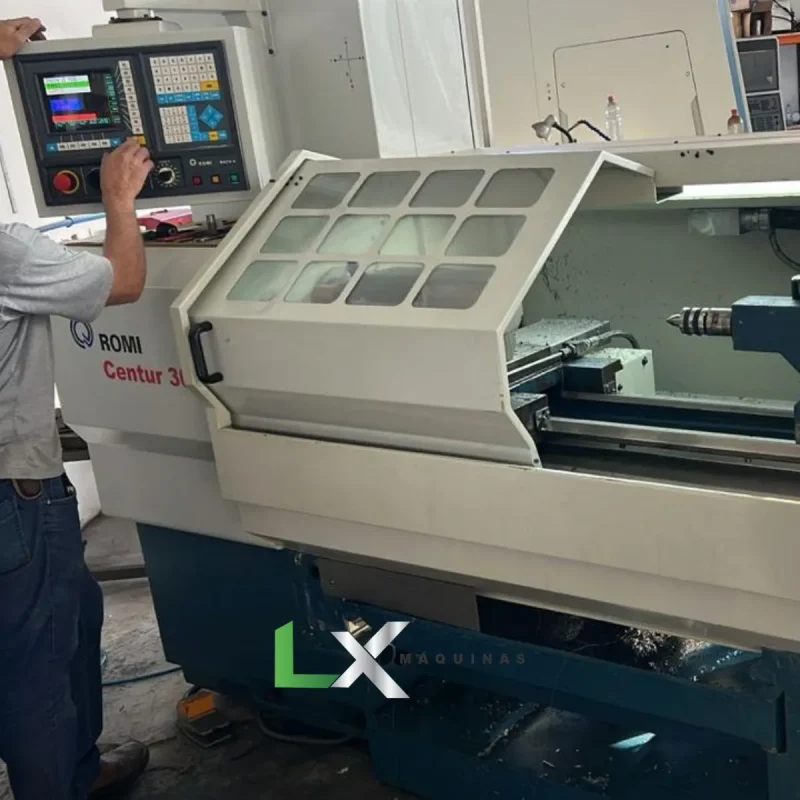 TORNO CNC ROMI CENTUR 30 D MACH9 – REFORMADO – LX Maquinas