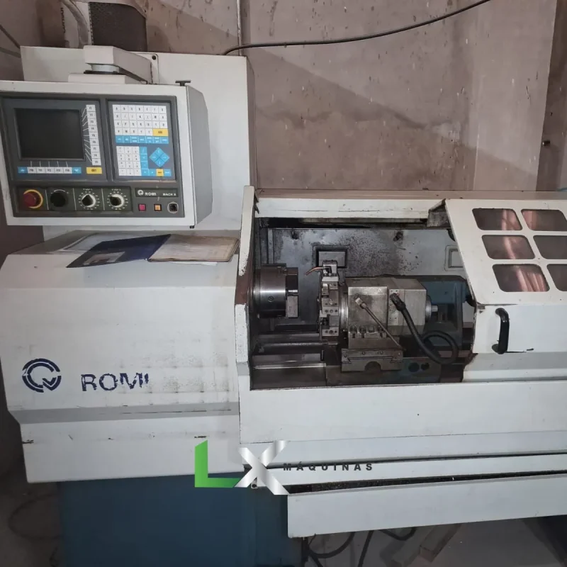 TORNO CNC ROMI CENTUR 30D – MACH9 – LX Maquinas