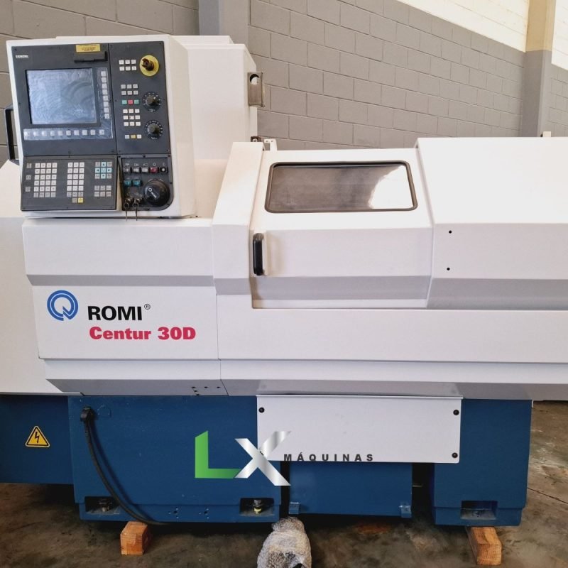 TORNO CNC ROMI CENTUR 30D – SIEMENS – 420 X 500 MM (REFORMADO) – LX Maquinas