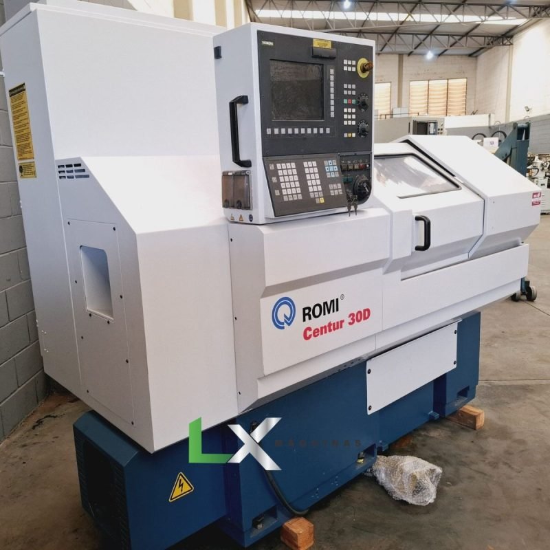 TORNO CNC ROMI CENTUR 30D – SIEMENS – 420 X 500 MM (REFORMADO) – LX Maquinas