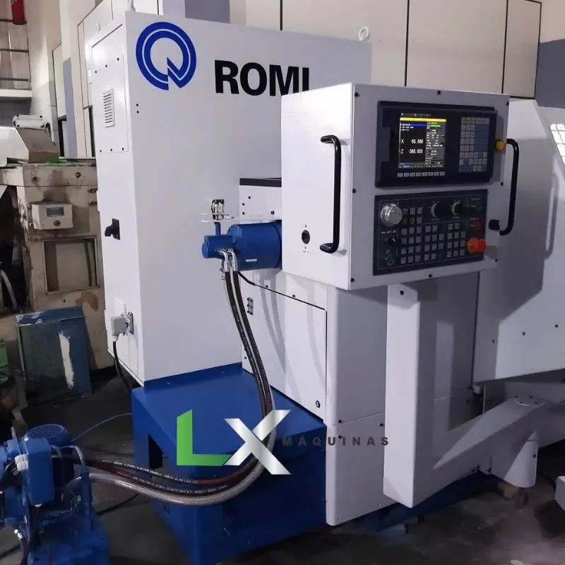 TORNO CNC ROMI ECN40 X 1000 MM – RETROFITADO – LX Maquinas