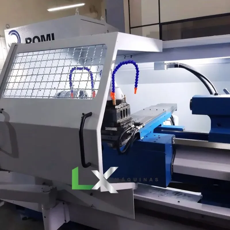 TORNO CNC ROMI ECN40 X 1000 MM – RETROFITADO – LX Maquinas
