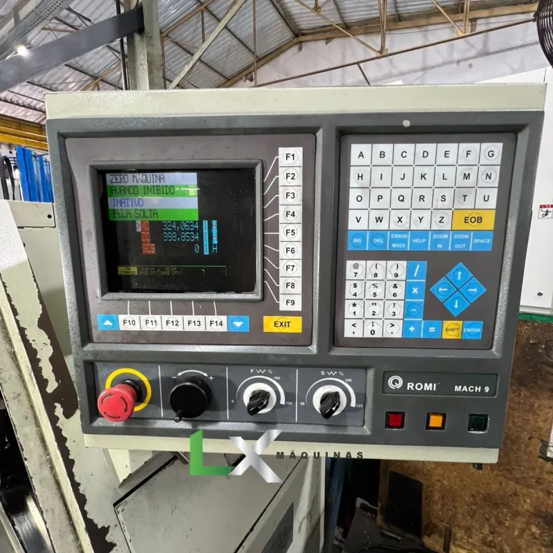 TORNO CNC ROMI GALAXY15S – MACH9 – LX Maquinas