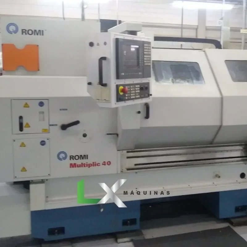 TORNO CNC ROMI MULTIPLIC 40 - 685 X 2000MM - SIEMENS - LX Maquinas