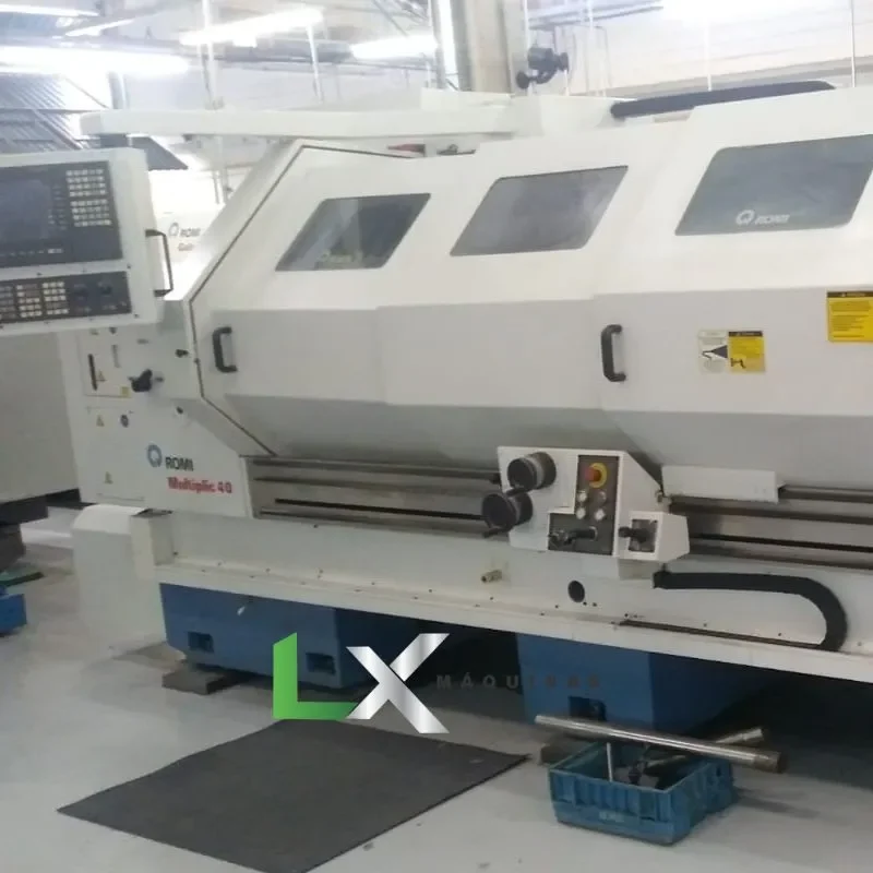 TORNO CNC ROMI MULTIPLIC 40 - 685 X 2000MM - SIEMENS - LX Maquinas