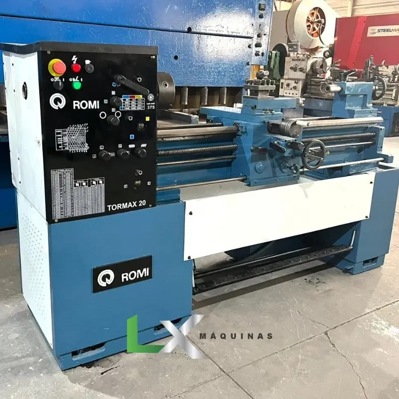TORNO MECANICO ROMI TORMAX 20 – REFORMADO – LX Maquinas