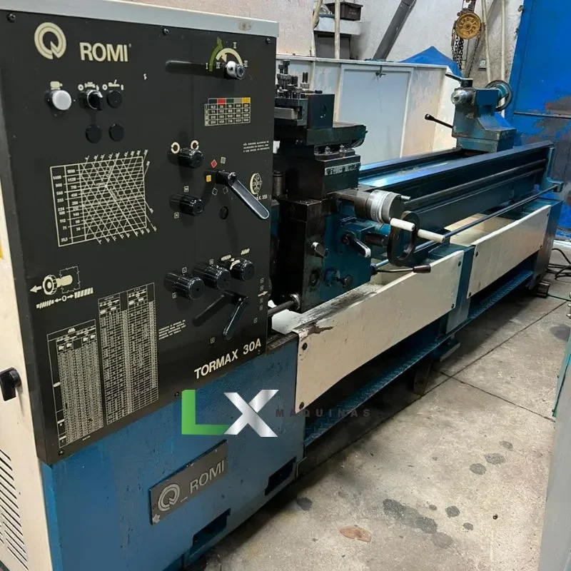 TORNO MECÂNICO ROMI TORMAX 30A – 520 X 2000 MM – LX Maquinas