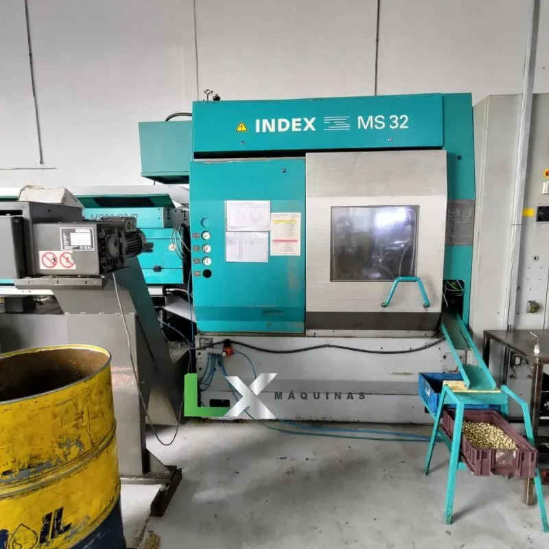 TORNO MULTIFUSO CNC INDEX MS 32 – RARIDADE – LX Maquinas